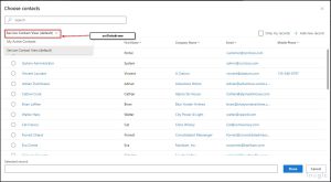 Change the default view on the lookup window of the associated sub-grid table using JavaScript ...