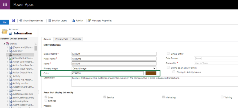 Get Entity Colors in PowerApps Component Framework - Microsoft Dynamics 365 CRM Tips and Tricks
