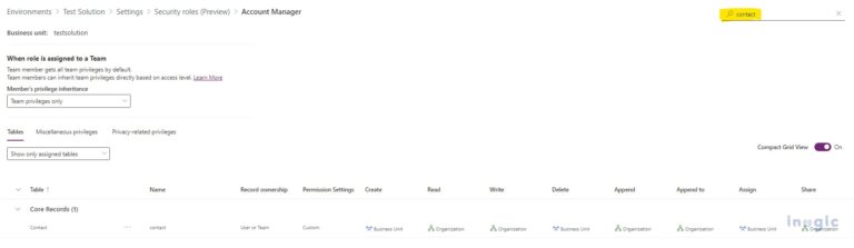 Microsoft Dynamics 365 Crm Dataverse Security Configuration Using New Modern Ui Microsoft