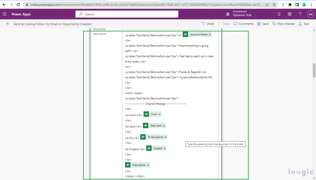 Send Trailing Follow Up Email In Microsoft Dynamics 365 Crm Using Power Automate Flow