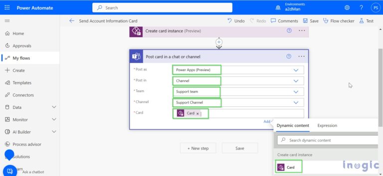 Automatically sending Power Apps cards to Microsoft Teams channels using Power Automate Flow ...