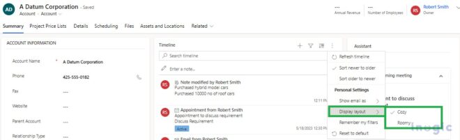 Additional Capabilities in Timeline View within Microsoft Dynamics 365 ...