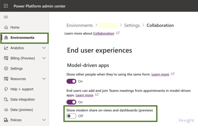 Enabling modern “Share” provision on Dashboards and Views within Dynamics 365 - Microsoft ...