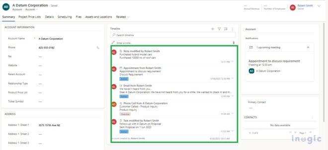 Additional Capabilities in Timeline View within Microsoft Dynamics 365 ...