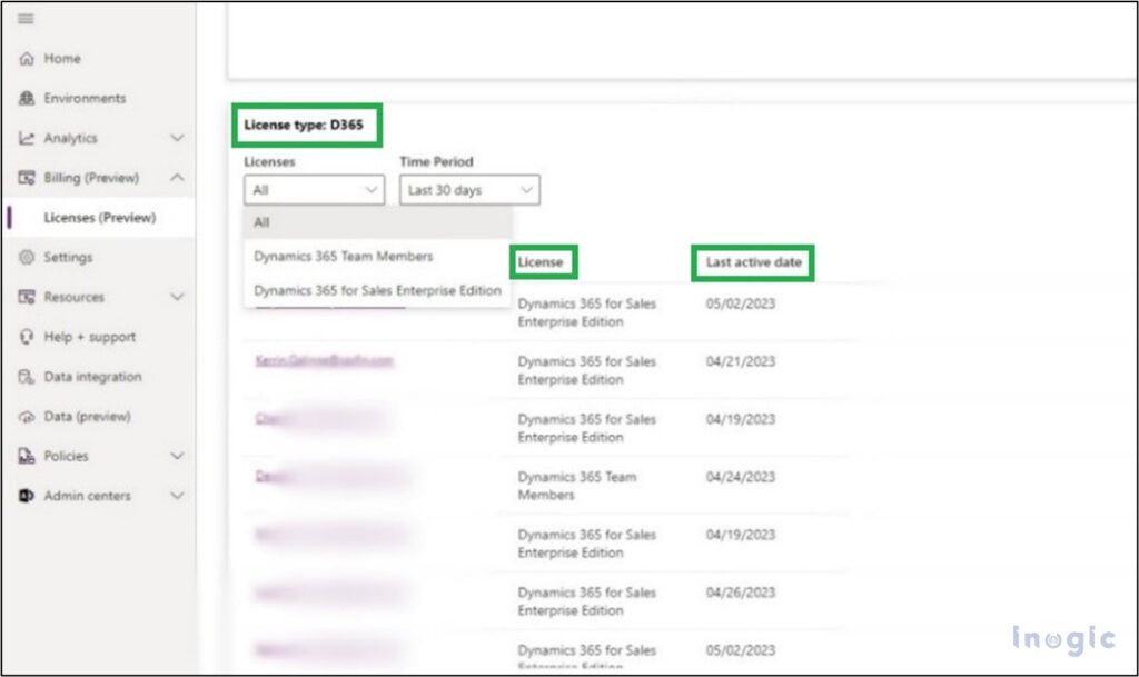 View And Manage License Consumption In A Dynamics 365 Power Apps