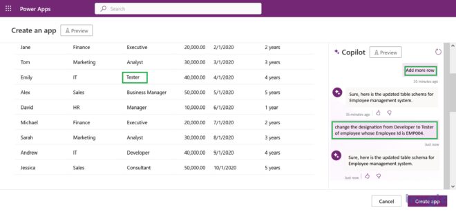 Creating Canvas App Using Ai Copilot Preview Option Microsoft Dynamics 365 Crm Tips And Tricks