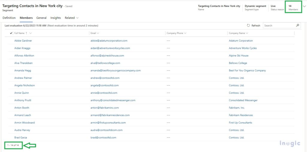 Microsoft Dynamics 365 Segmentation within Outbound Marketing ...