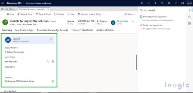 Customer 360 component in Microsoft Dynamics 365 Customer Service ...