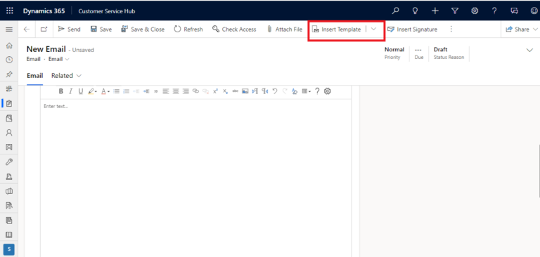 Email Template Selection Enhancement within Microsoft Dynamics 365 CRM - Microsoft Dynamics 365 ...