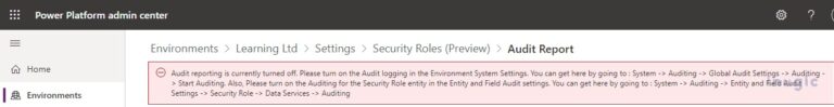 Auditing of Security Role in Microsoft Dynamic 365 CRM with Enhanced UI - Microsoft Dynamics 365 ...