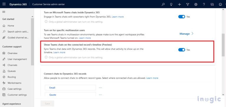 How to show Teams chat on the connected records timeline in Microsoft ...