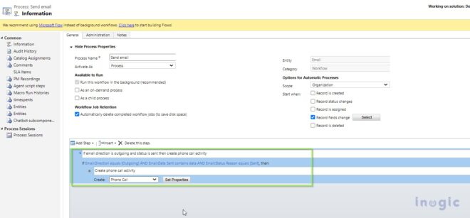 Workflow Automation In Dynamics 365 Crm Triggering Actions On Email