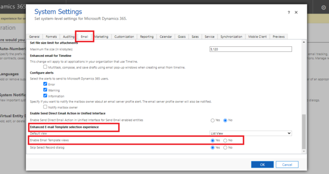Email Template Selection Enhancement within Microsoft Dynamics 365 CRM ...