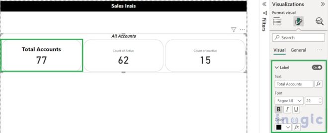 Card (new) Visual in Power BI Report within Microsoft Dynamics 365 CRM ...