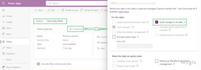 Auditing Of Security Role In Microsoft Dynamic 365 Crm With Enhanced Ui