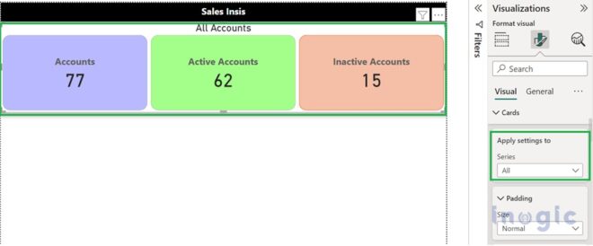 Card (new) Visual in Power BI Report within Microsoft Dynamics 365 CRM ...