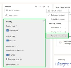 Ease the use of Dynamics 365 Timeline - Microsoft Dynamics 365 CRM Tips ...