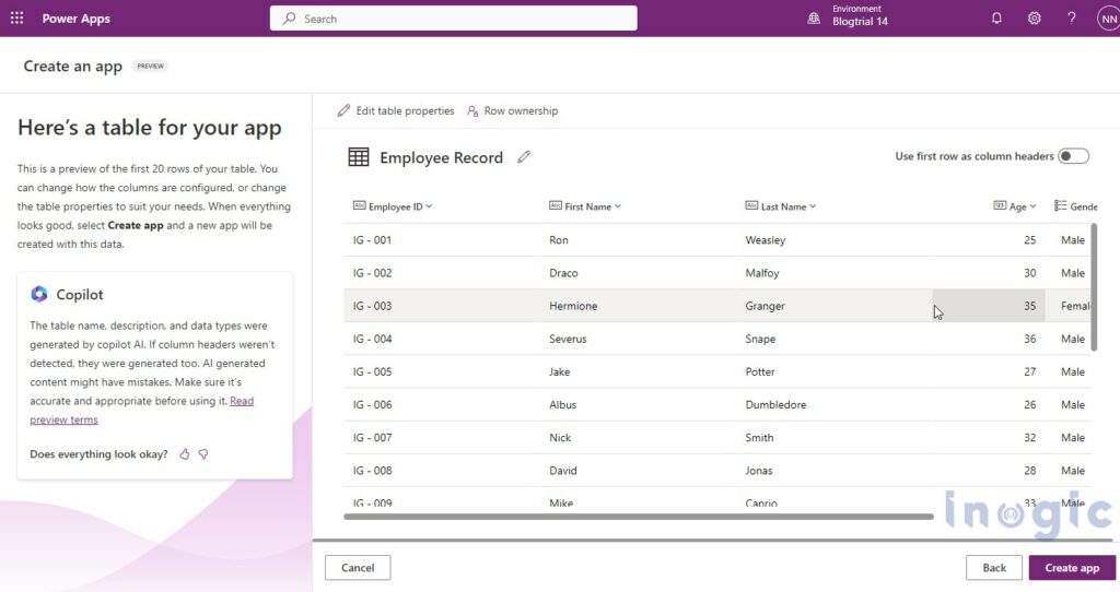 Boost Maker Productivity: From MS Excel to Table & Power Apps with Copilot Integration ...