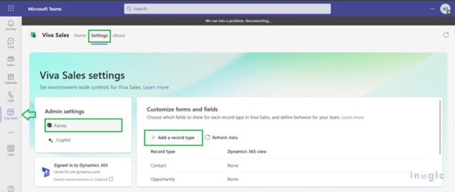 Integration of Microsoft Viva Sales in Outlook and Teams – Part II - Microsoft Dynamics 365 CRM ...