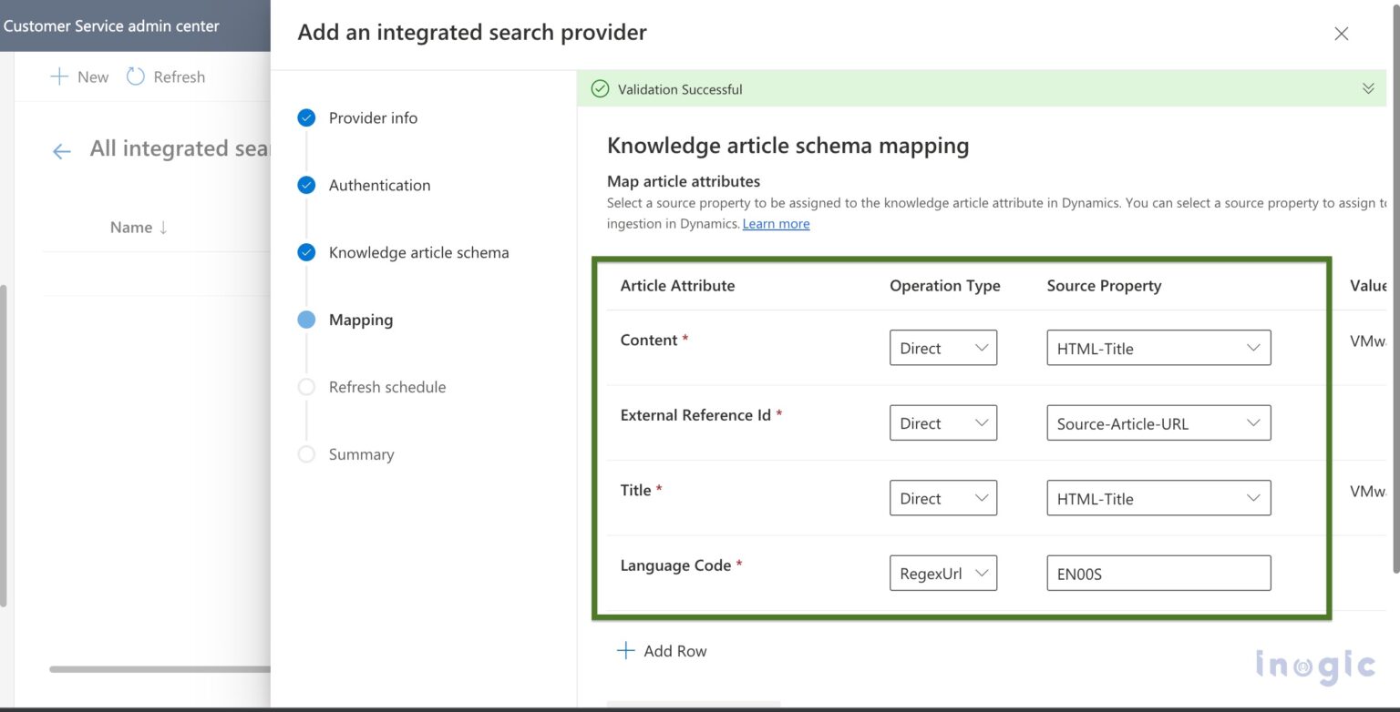 Enable and use the integrated search providers as filters for knowledge ...