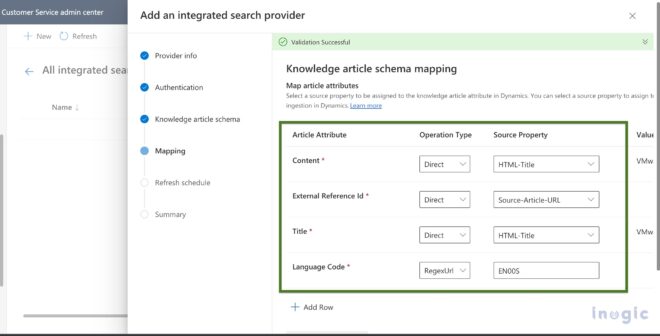 Enable and use the integrated search providers as filters for knowledge ...