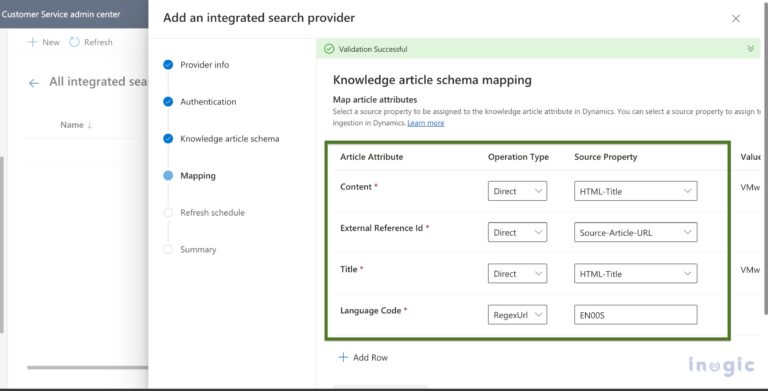 Enable and use the integrated search providers as filters for knowledge ...