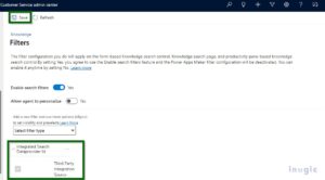 Enable and use the integrated search providers as filters for knowledge ...