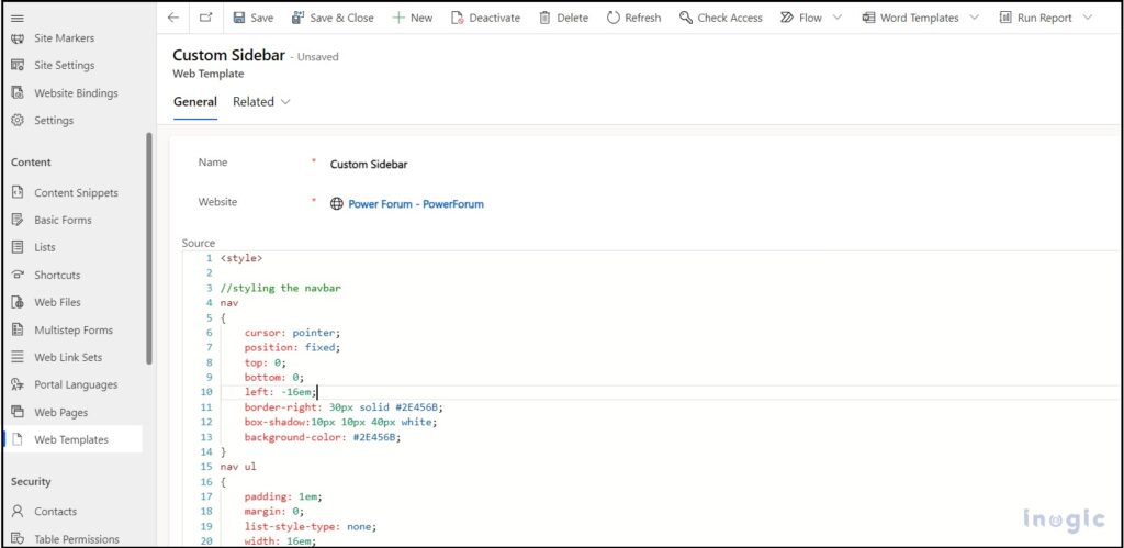 Design Custom Sidebar within Microsoft Power Pages - Microsoft Dynamics ...
