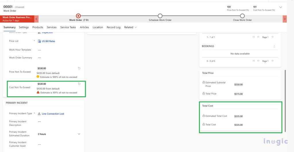 Not-to-Exceed Setting with Field Service Dynamics 365 - Microsoft ...