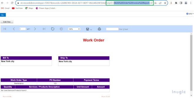Execute SSRS report using JavaScript in Dynamics 365 Field Service ...