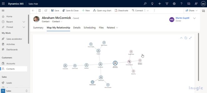 Trace entity relationships in a Mind Map view within Dynamics 365 using Map My Relationships ...