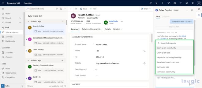 Boosting sales efficiency with Sales Copilot in Microsoft Dynamics 365 CRM - Microsoft Dynamics ...