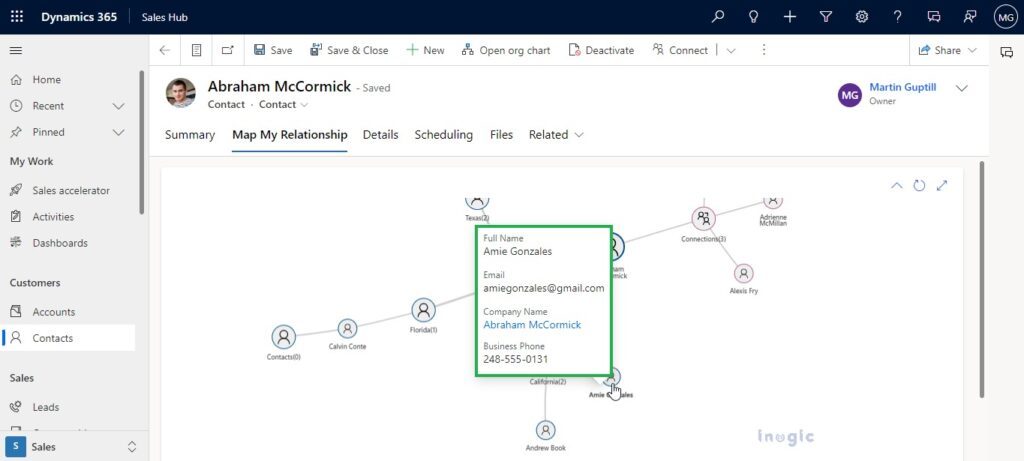 Trace entity relationships in a Mind Map view within Dynamics 365 using ...