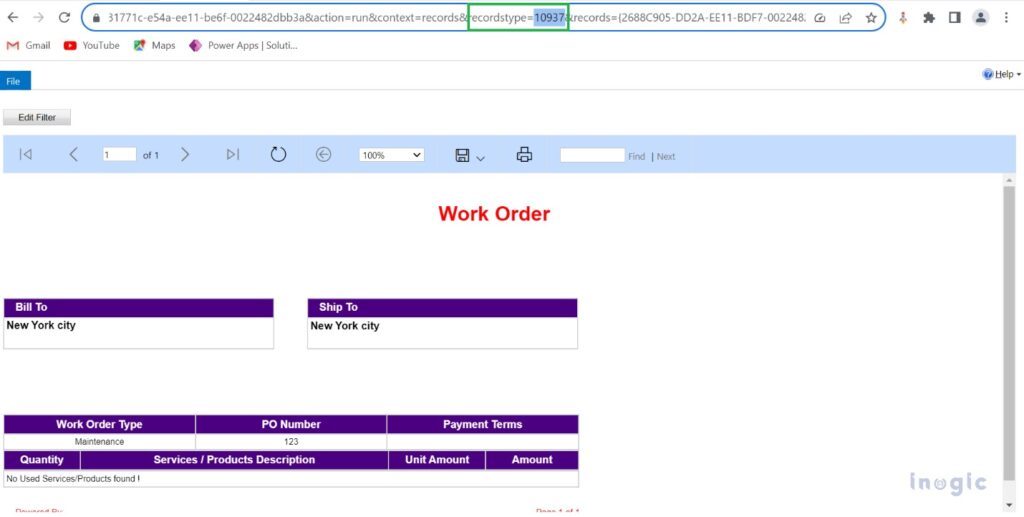Execute SSRS report using JavaScript in Dynamics 365 Field Service ...