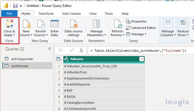 How To Filter Activities By Selected Users In Power Bi Reports Microsoft Dynamics 365 Crm