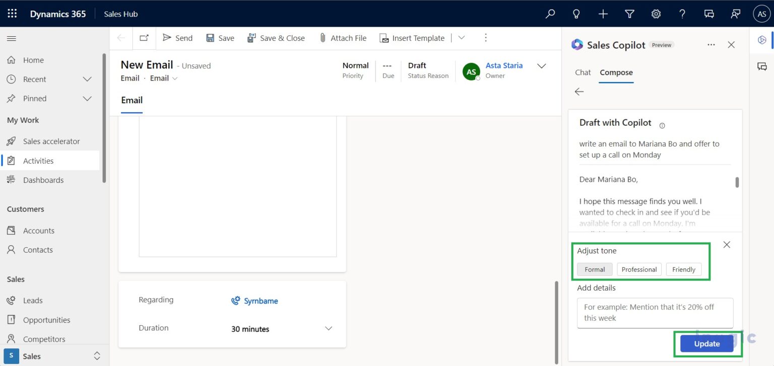 Boosting sales efficiency with Sales Copilot in Microsoft Dynamics 365 ...