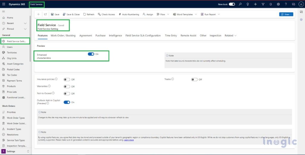 Enhanced characteristics Setting with Dynamics 365 Field Service ... Enhanced characteristics Setting with Dynamics 365 Field Service ...