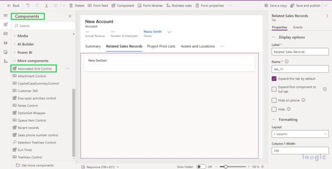 Simplify Form Design Using Associated Grid Control Power Community
