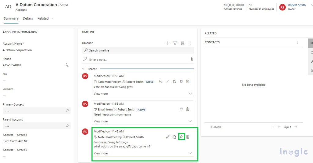 Pin or Unpin records in the Timeline with PowerApps - Microsoft Dynamics 365 CRM Tips and Tricks