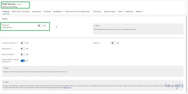 Enhanced characteristics Setting with Dynamics 365 Field Service ... Enhanced characteristics Setting with Dynamics 365 Field Service ...