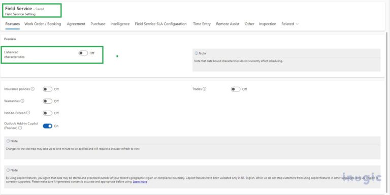 Enhanced characteristics Setting with Dynamics 365 Field Service ... Enhanced characteristics Setting with Dynamics 365 Field Service ...
