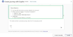 Create a Journey with Copilot in Dynamics 365 Marketing (Customer Insights – Journeys ...