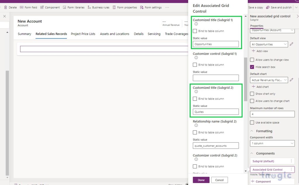 Simplify Form Design using Associated Grid Control - Microsoft Dynamics ...