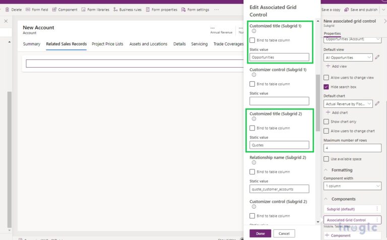 Simplify Form Design using Associated Grid Control - Microsoft Dynamics ...