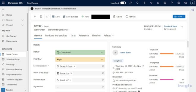 Improved Work order experience in Dynamics 365 Field Service ...