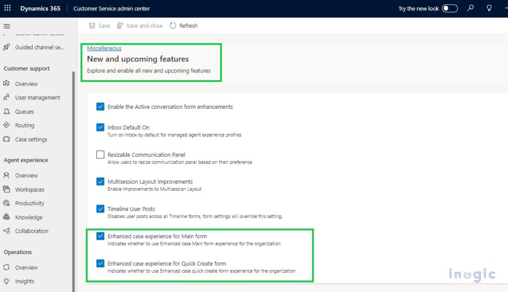 Enhanced Case Experience In Customer Service Workspace Within Dynamics