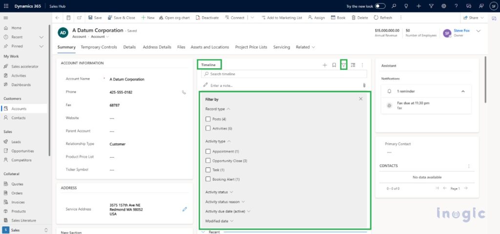 How to bookmark activities on the timeline in Dynamics 365 CRM - Microsoft Dynamics 365 CRM Tips ...