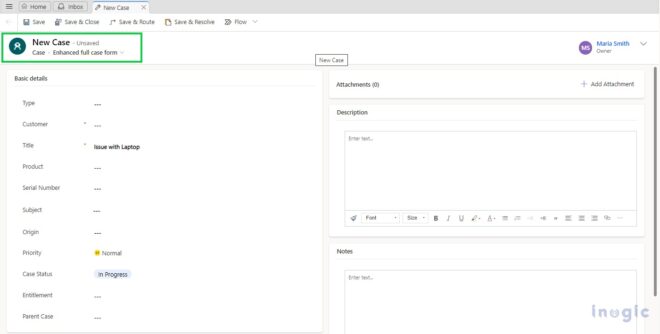 Enhanced Case Experience In Customer Service Workspace Within Dynamics