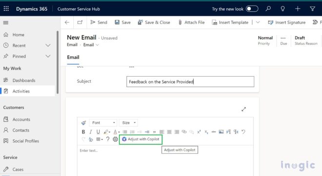 Activate Copilot in the Email Rich Text Editor for Dynamics 365 CRM ...