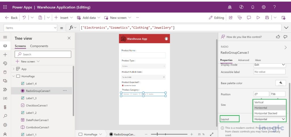 Modern Controls and themes within the Canvas App - Microsoft Dynamics ...